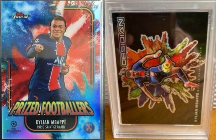 Panini Color Blast and Kaboom vs Topps Finest Prized Footballer Fusions ...