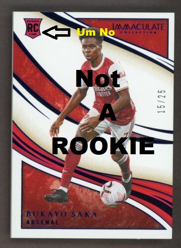 Bukayo Saka Rookie Card And Stickers - Soccer Cards HQ
